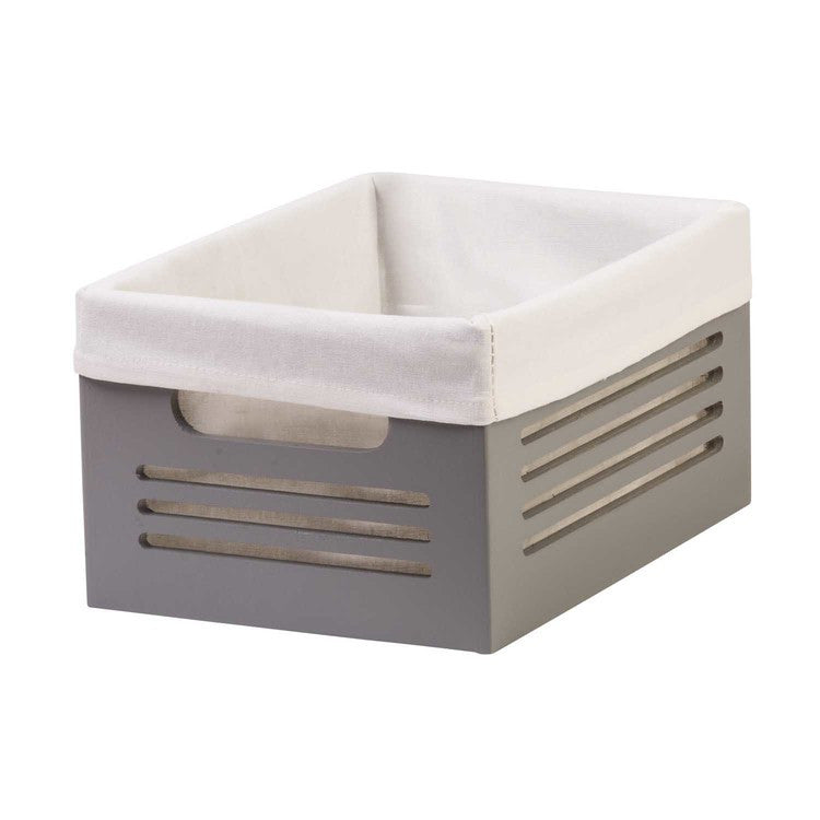 Wooden Gray Storage Bins - Small – Creative Scents
