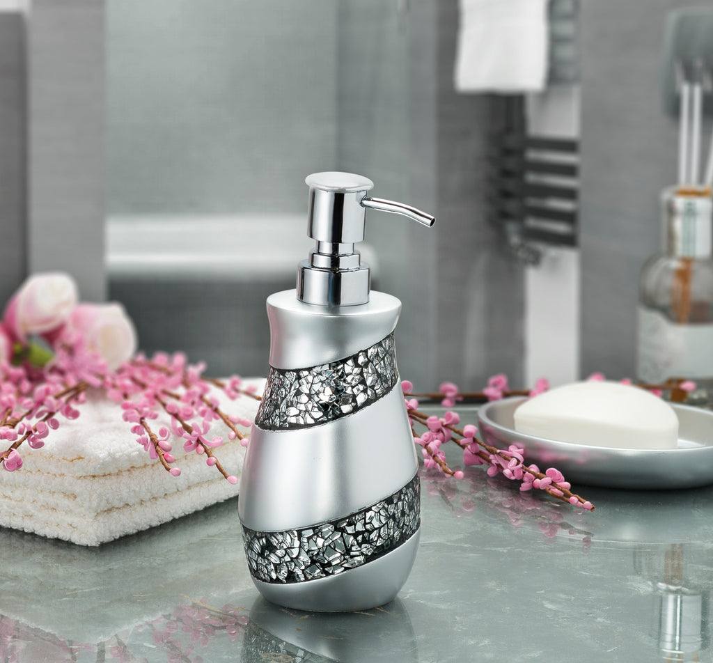 Silver Mosaic Soap Dispenser – Creative Scents